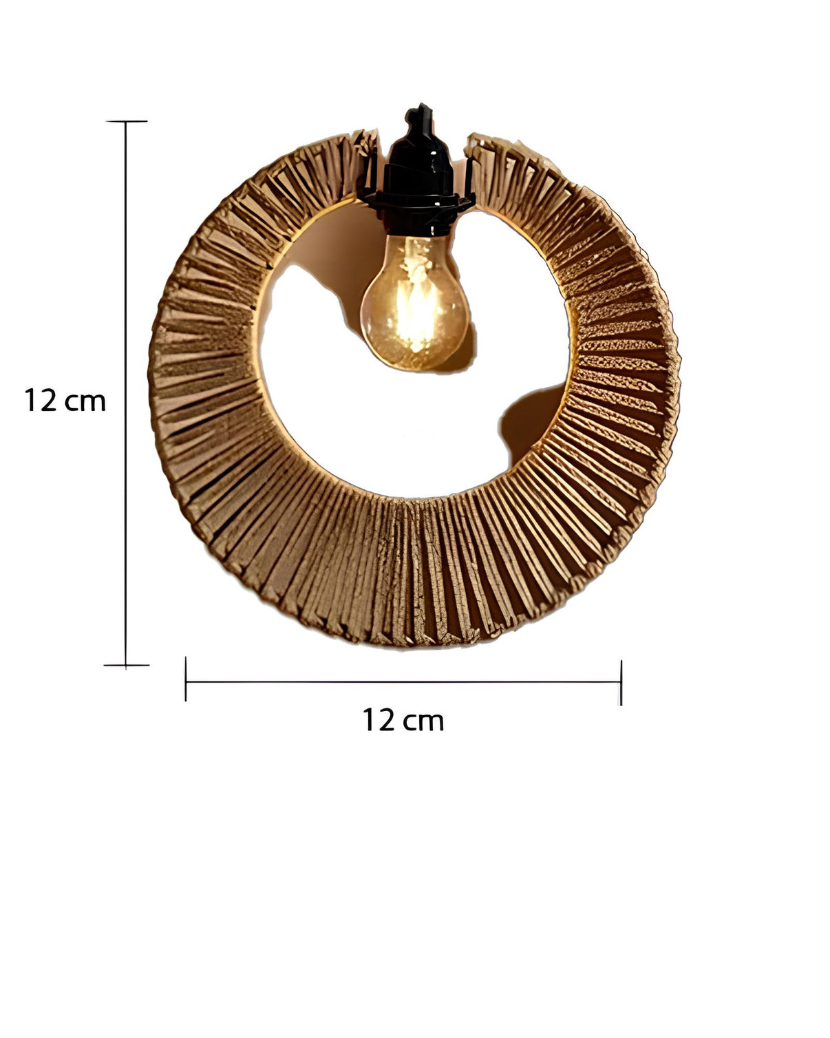 Jute Hanging lamp for Living Room | Jute Pendant light | Jute ceiling ...